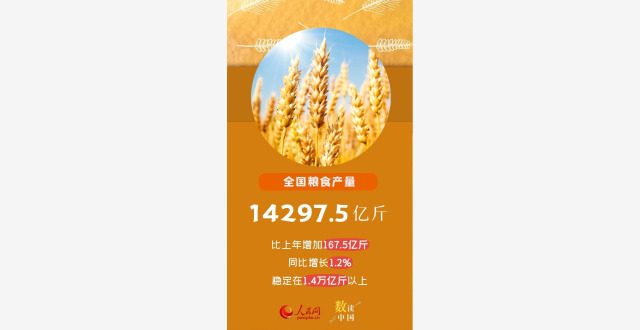 14297．5亿斤！2025年全国粮食实现丰收_腾讯新闻