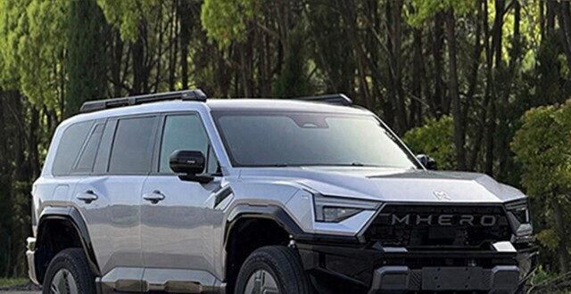 东风全新硬派SUV，猛士M817正式申报，外观很霸气，1.5T插混动力_腾讯新闻